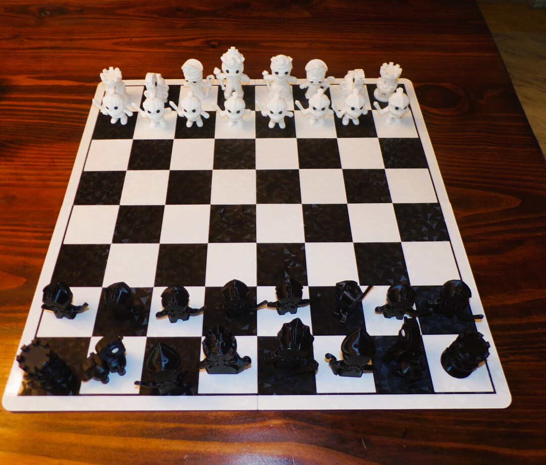 3d Printed Chess Board, Full Size Chess Board, Game Board Only - Etsy