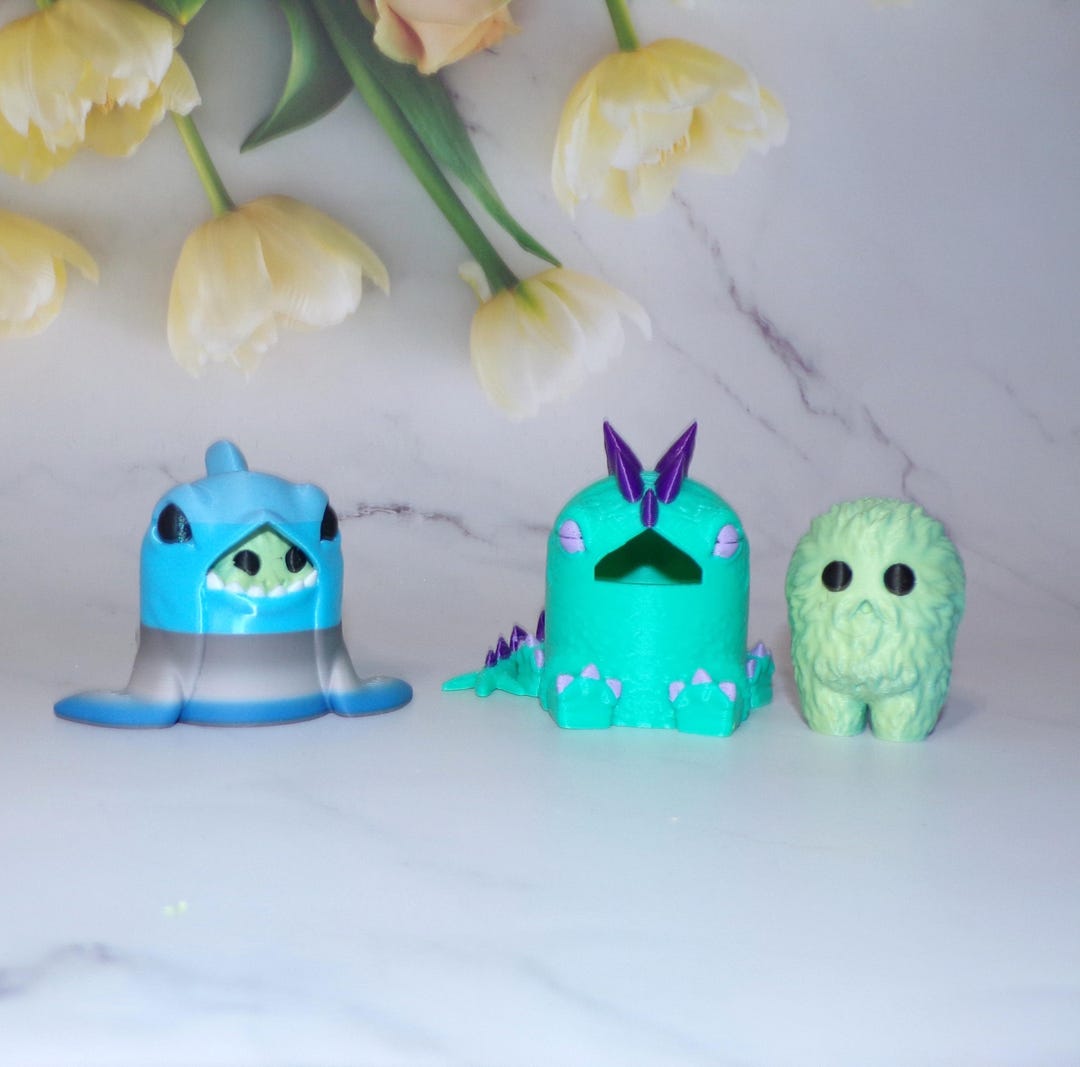 Costume Squatchling 3D Printed Articulated Fidget Toy - Free Shipping ...