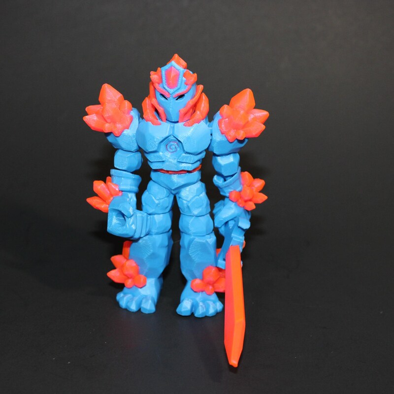 Crystal Warrior 3d Print - Etsy