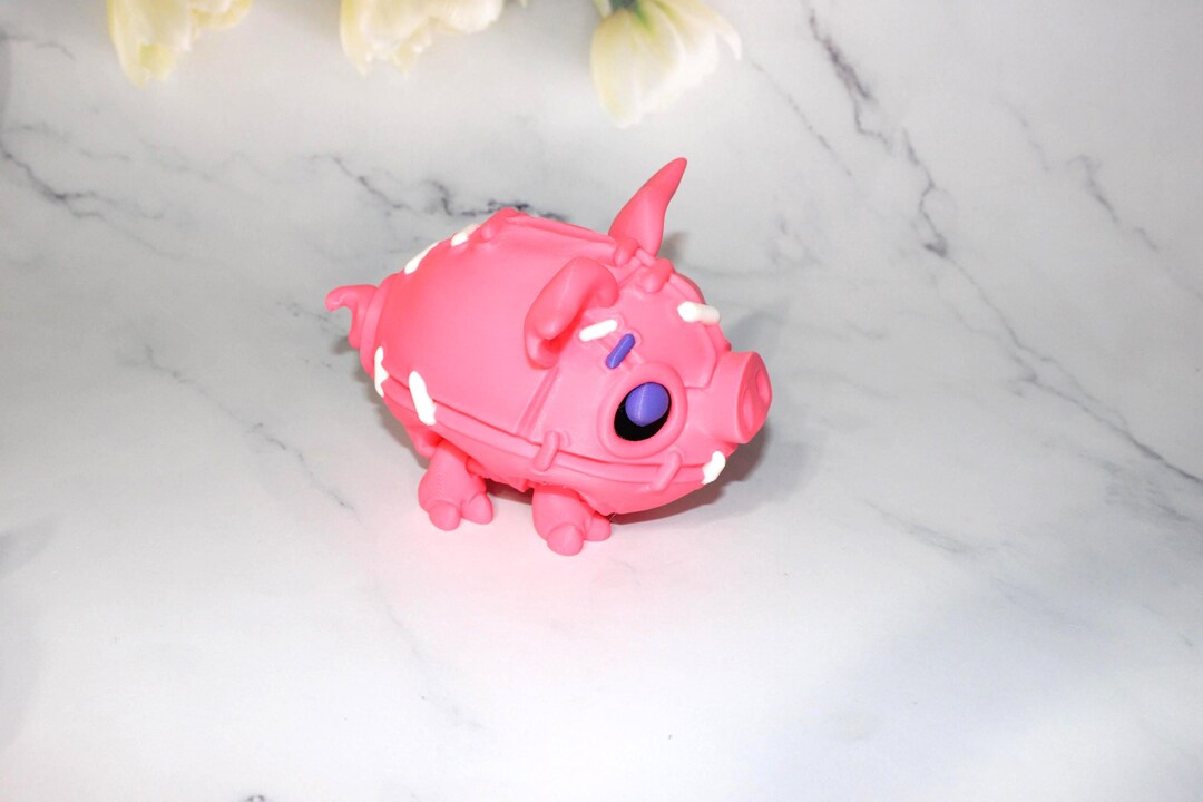 Twisted Piggy Bank: 3D Printed Articulated Figurine - Free Shipping ...
