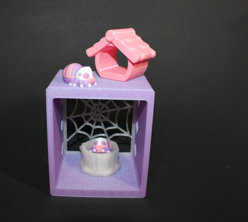 3D Printed Mini Jumping Spider Enclosure With Spiders - Etsy