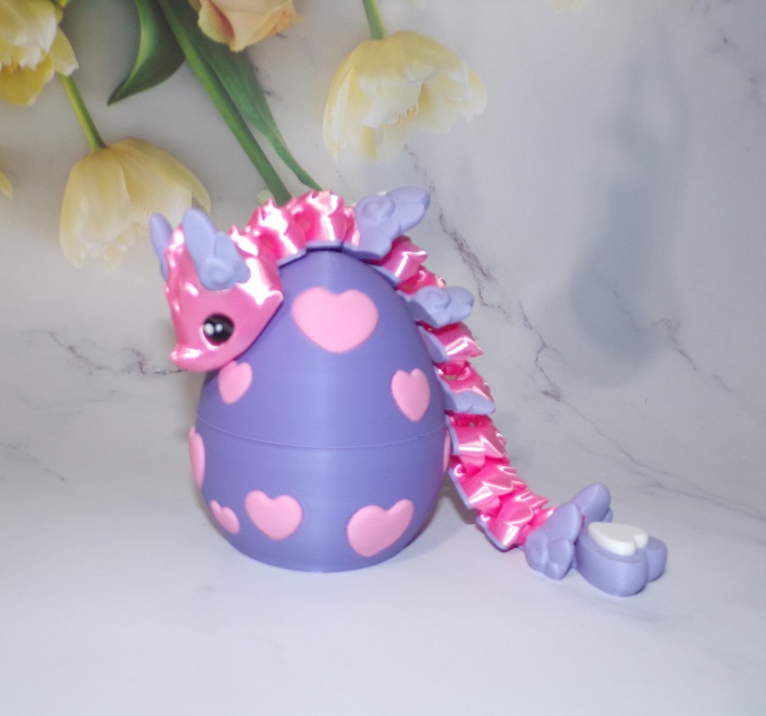 Articulated Cupid Snake Fidget Toy: 3D Printed Desk Decor - Etsy