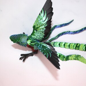 Quetzal With Stand Options: 3D Printed Articulated Fidget Toy - Free ...