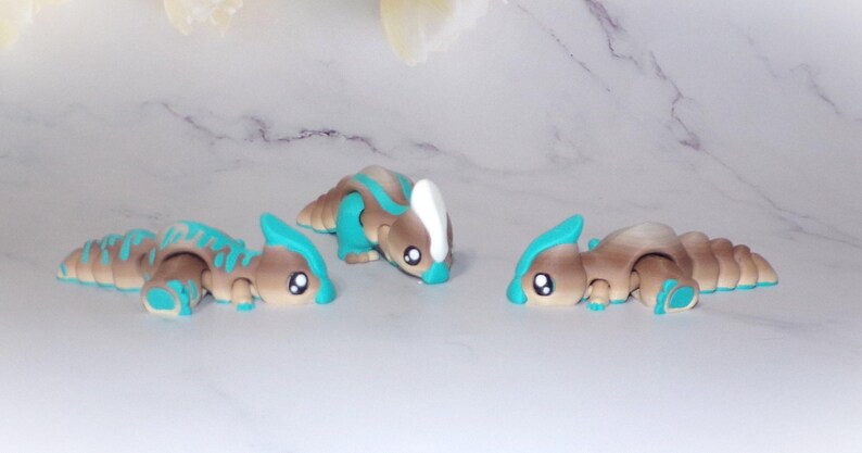 Parasaur Flexi: Full Color 3D Printed Articulated Fidget Toy-comes With ...