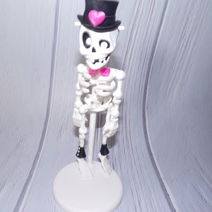 3d Printed Johnny Boy Dapper Skeleton With Custom Stand, Free Shipping ...