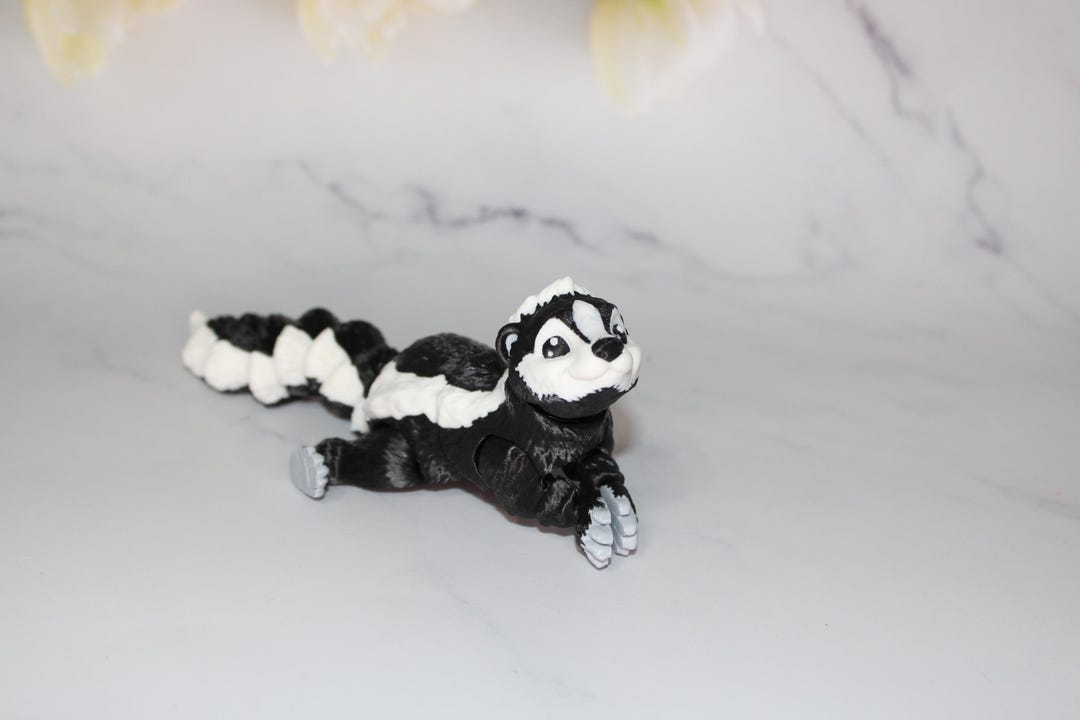 Skunk 3D Printed Articulated Flexi Fidget Toy-free Shipping - Etsy