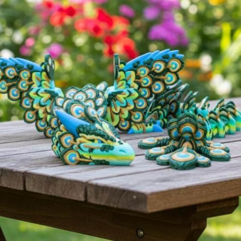 3d Print Files Peacock - Etsy
