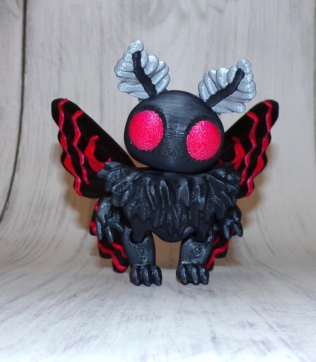 Moth Man 3d Printed Articulated Fidget, Free Shipping - Etsy