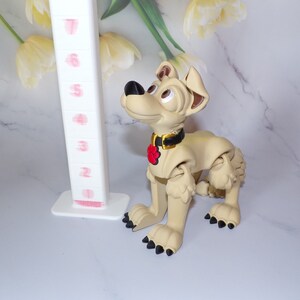 3D Printed Articulated Pup Figurine: 4.5" PLA Dog Decor - Etsy