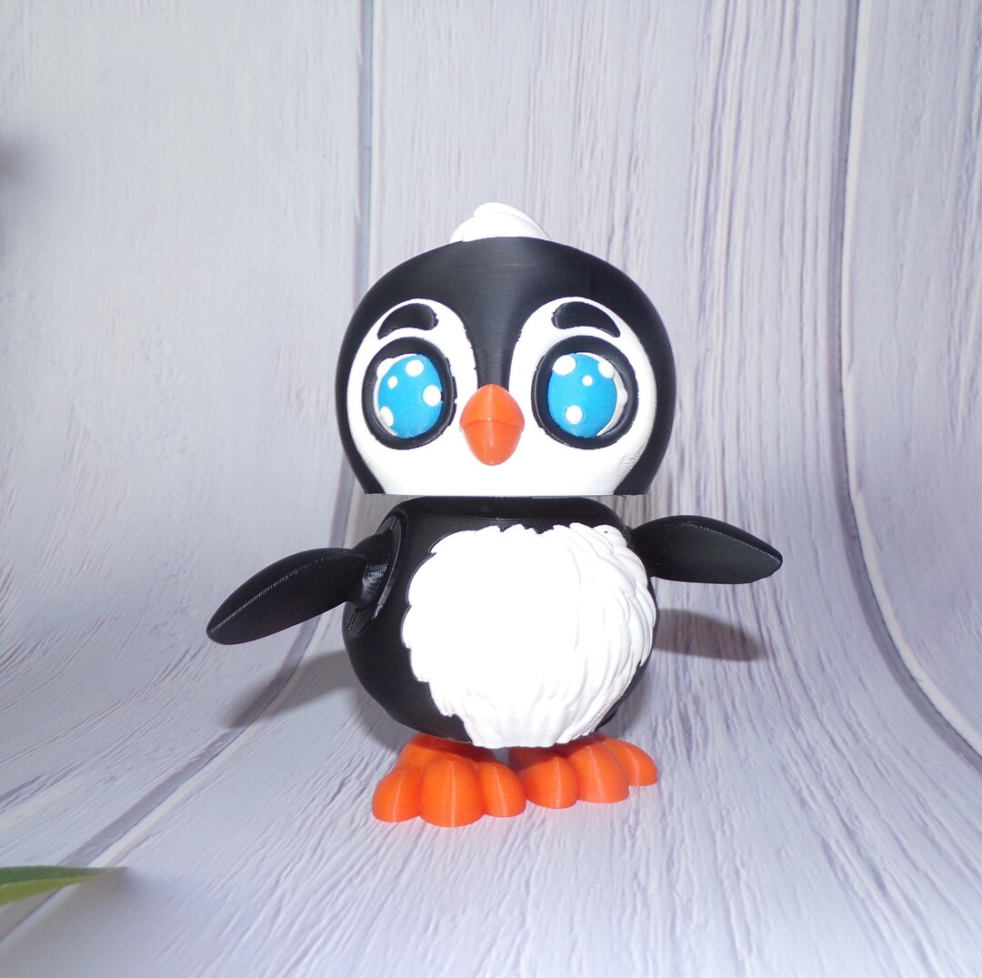 3D Printed Penguin, Articulated Penguin, Free Shipping - Etsy