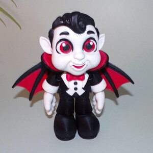 3D Printed Vampire, Articulated Figurine With Free Shipping - Etsy