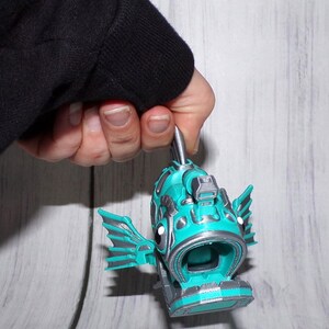 Cyber Fish 3D Printed Articulated Figurine Free Shipping-awesome Gift ...