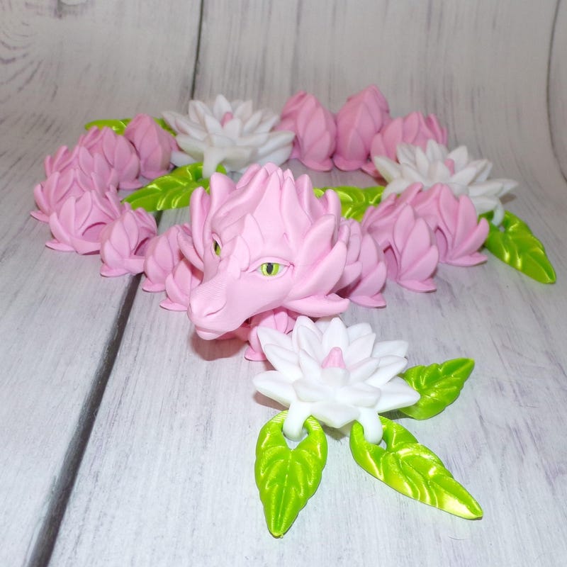 3d Printed Lotus Fidget - Etsy