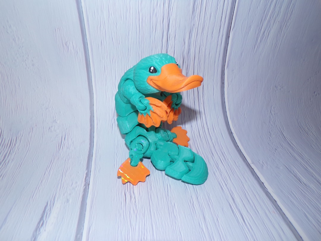Platypus 3D Printed Articulated, Fidget Platypus, Free Shipping - Etsy