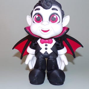 3D Printed Vampire, Articulated Figurine With Free Shipping - Etsy