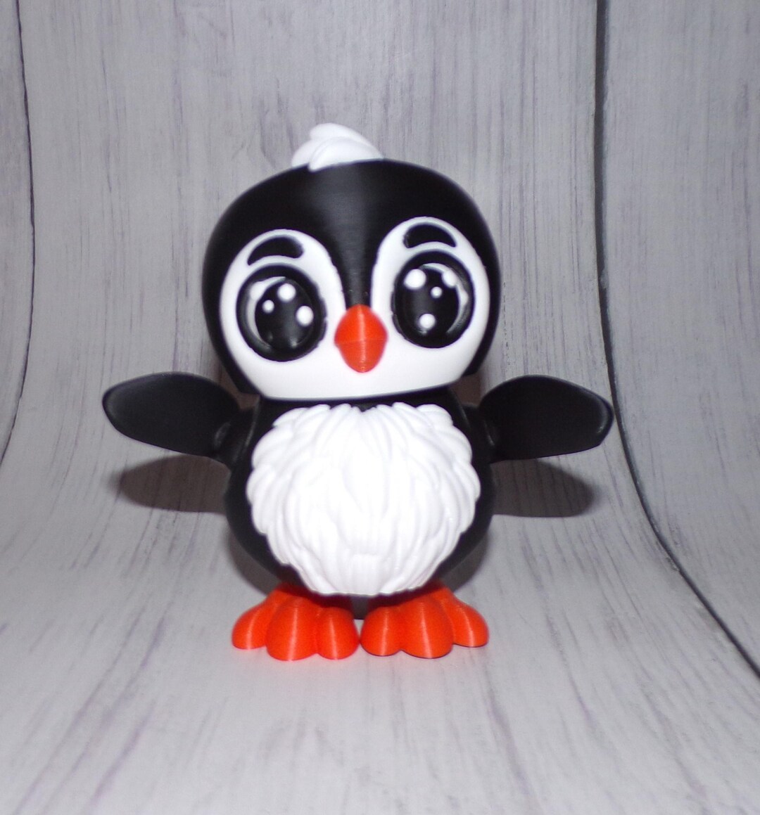 3D Printed Penguin, Articulated Penguin, Free Shipping - Etsy