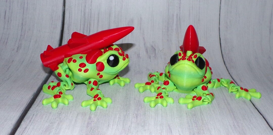 Missile Toad: 3D Printed Articulated Fidget Toy - Free Shipping ...