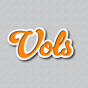 Vols Vinyl Sticker - Etsy