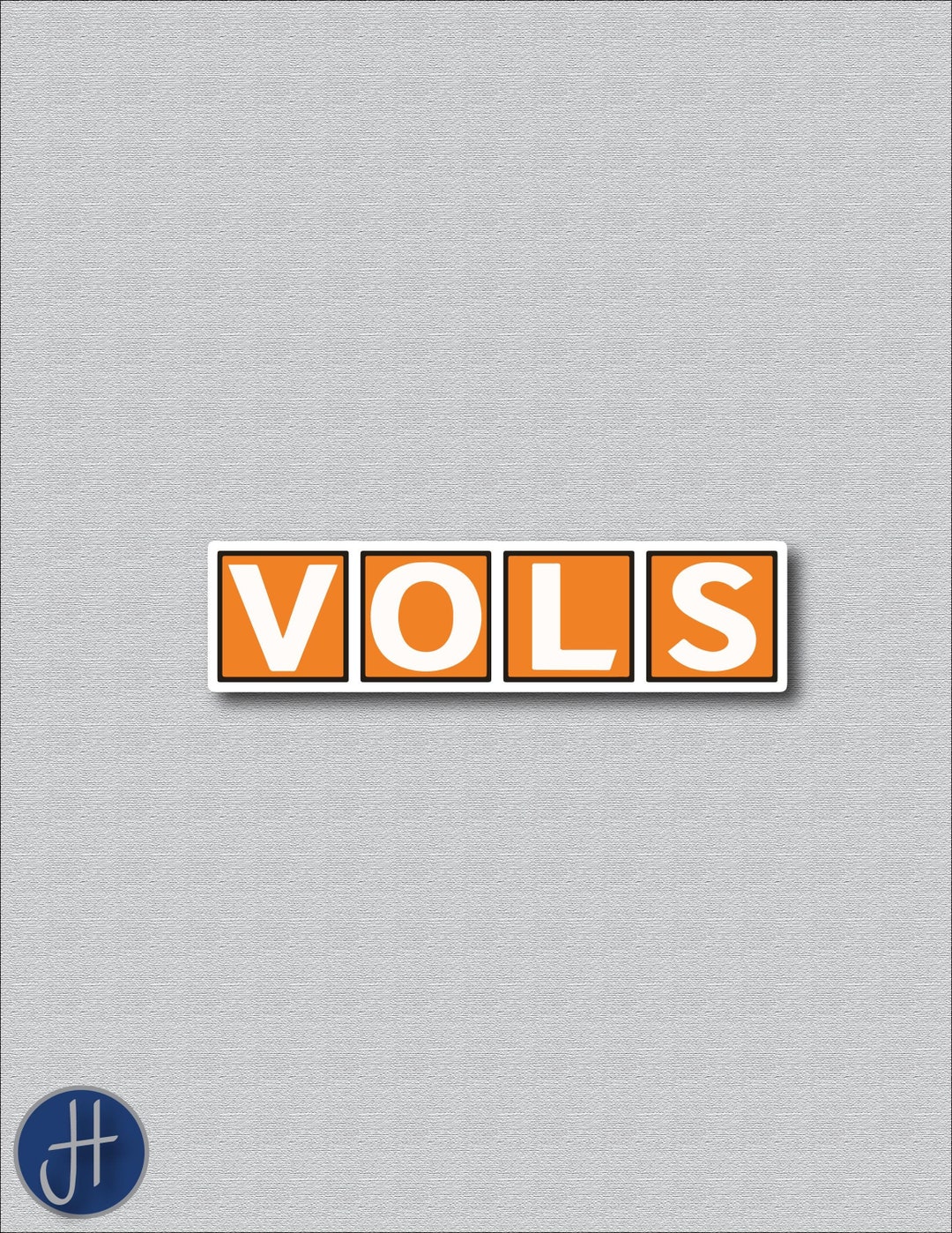 V-O-L-S Iconic Stadium Letters Vinyl Sticker - Etsy