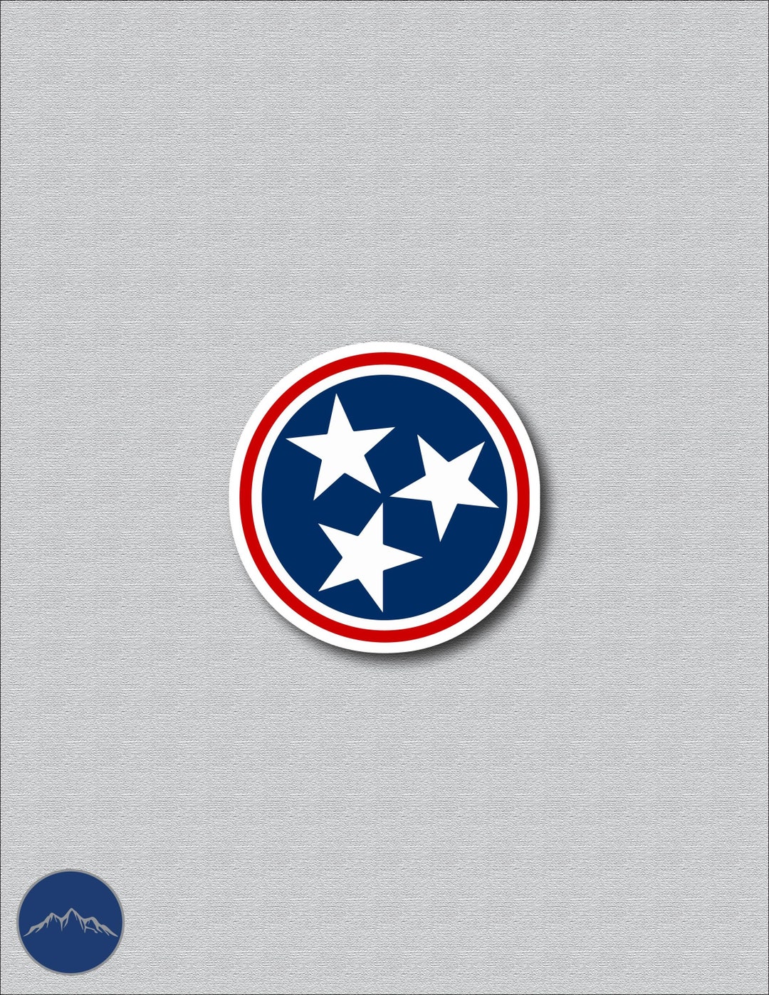 Tennessee Tri-star Vinyl Sticker - Etsy
