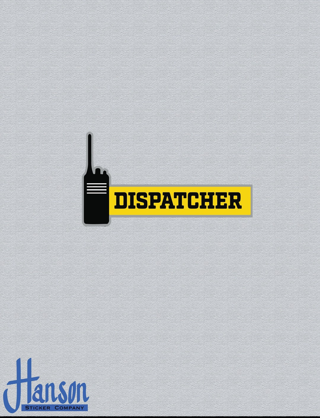 Dispatcher Vinyl Sticker - Etsy