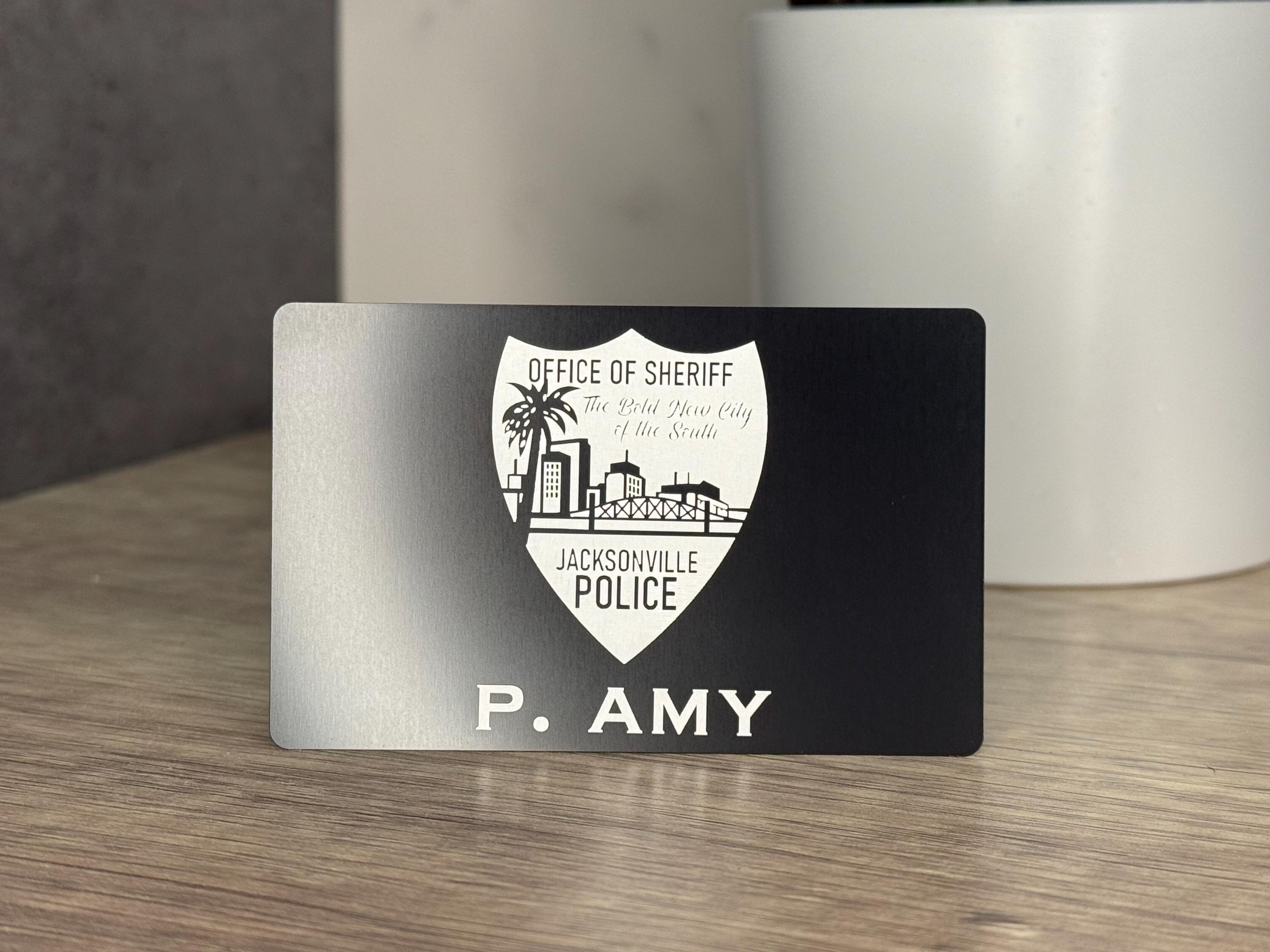Laser Engraved .8mm Metal Miranda Rights Card - Etsy