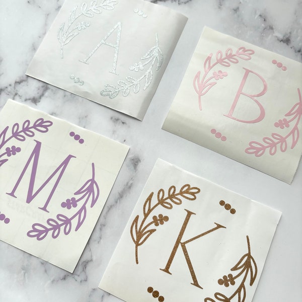 Monogram Sticker - Etsy