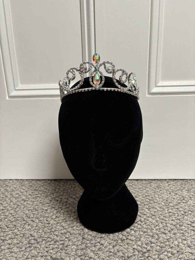 Alina AB Silver Performance Tiara - Etsy