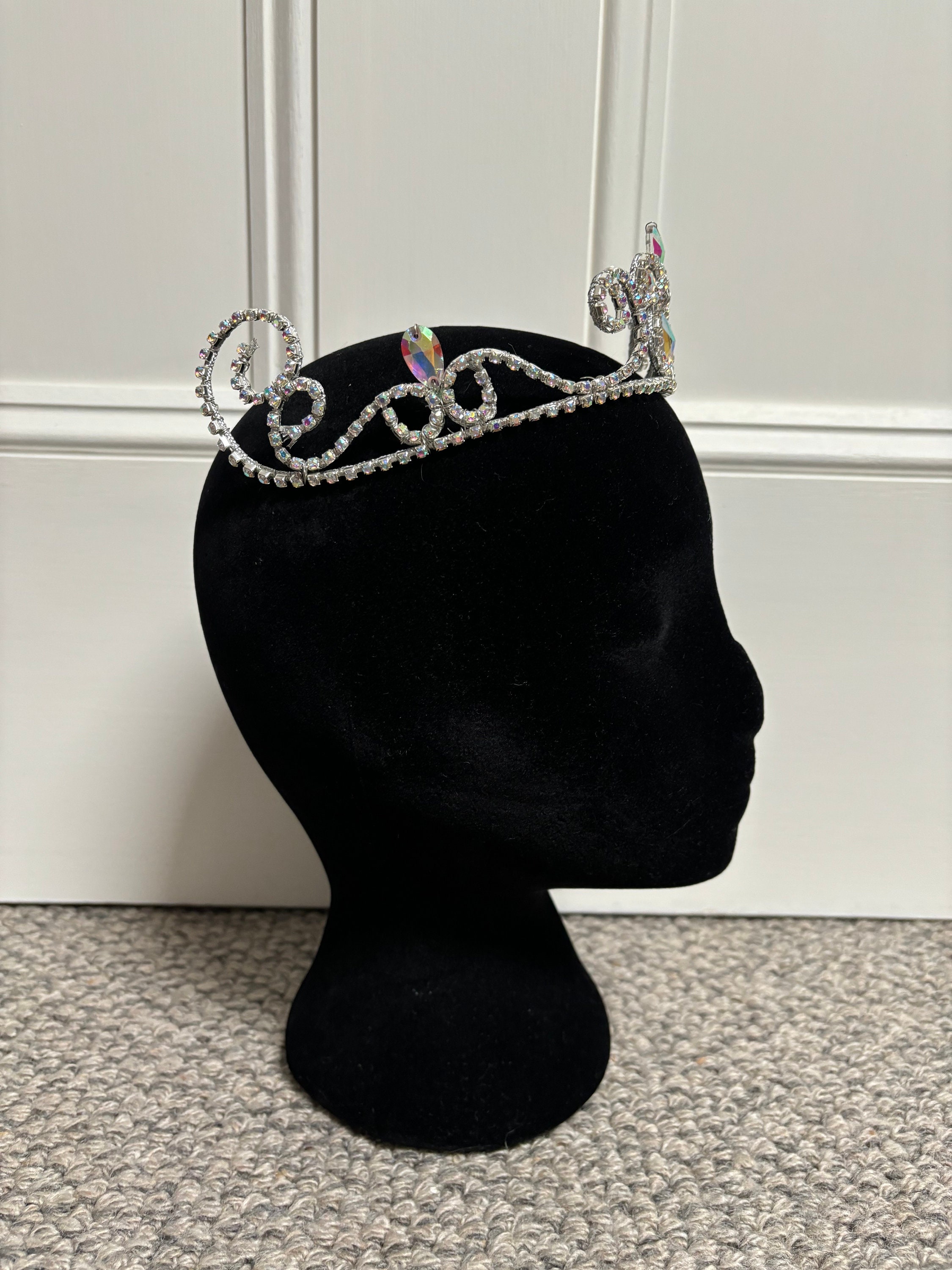 Alina AB Silver Performance Tiara - Etsy