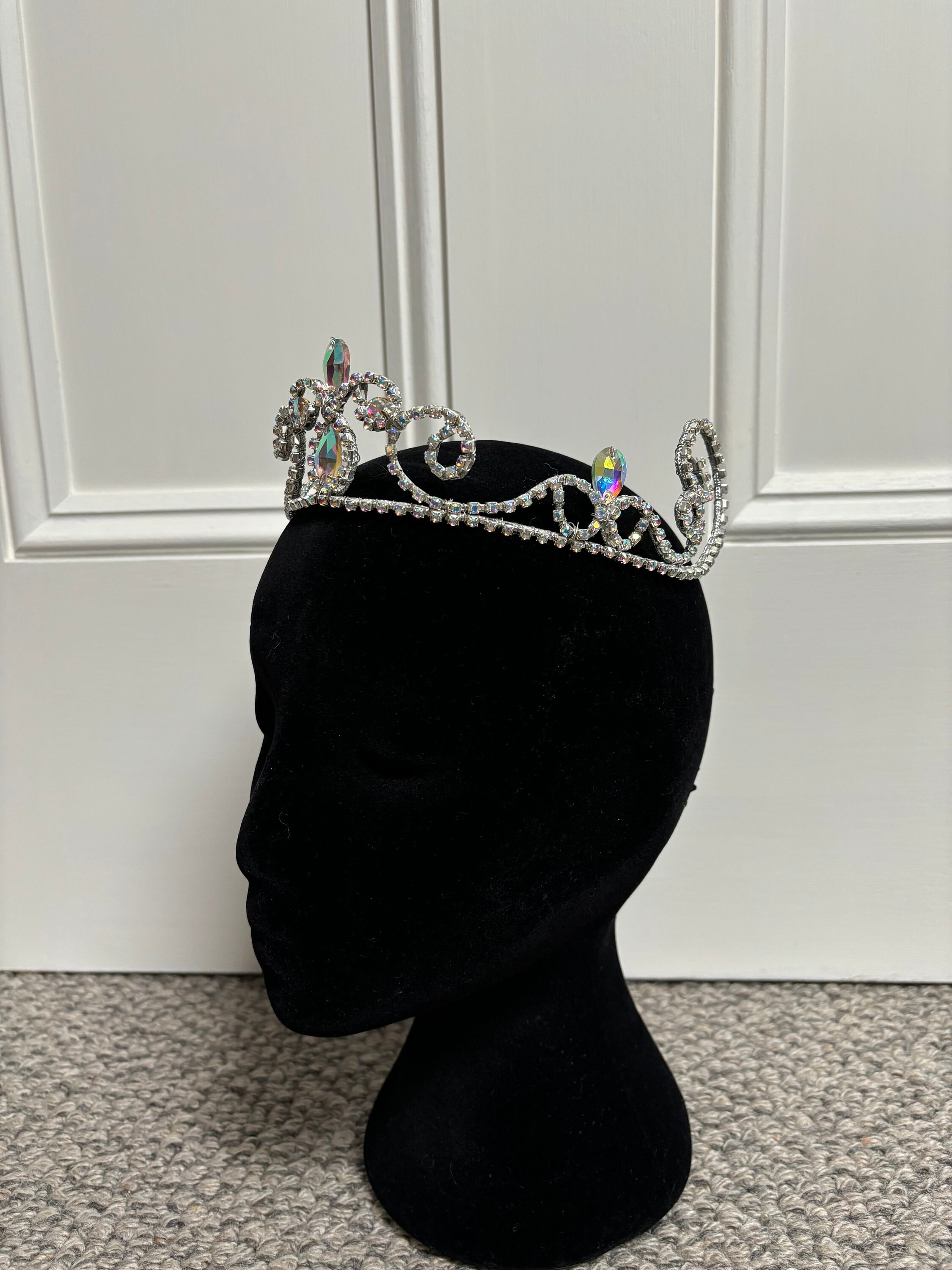 Alina AB Silver Performance Tiara - Etsy