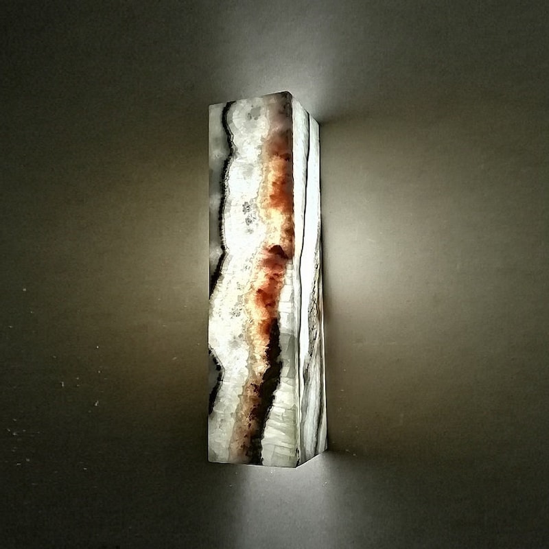 Cordless Stone Lamp - Etsy