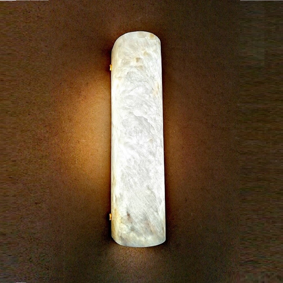 Honey White Alabaster Wall Sconce Lightingi, Wall Sconce Lighting, a ...