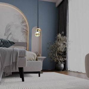 Amber White Alabaster Ceiling Pending, Light Esphere Fixture, Pendant ...