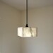 Amber Crystal White Alabaster Ceiling Pending Light Esphere Fixture ...