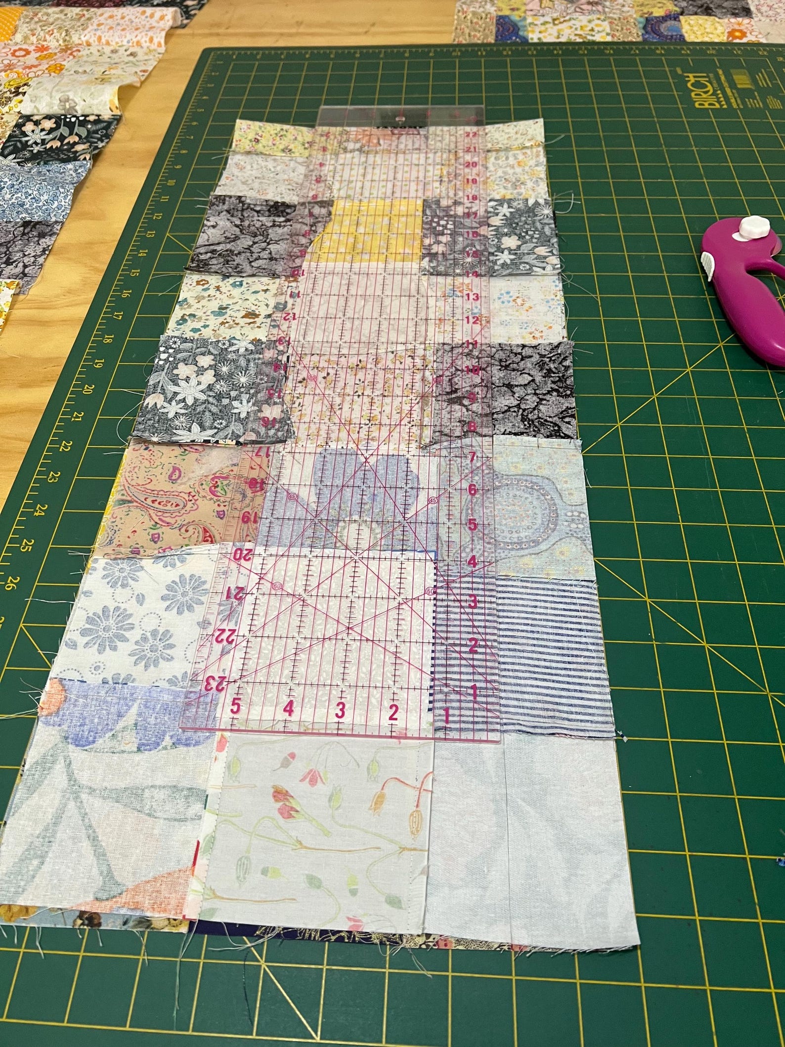 Potato Chip Quilt Pattern: Easy QAYG Scrap Quilt Tutorial (PDF Download ...