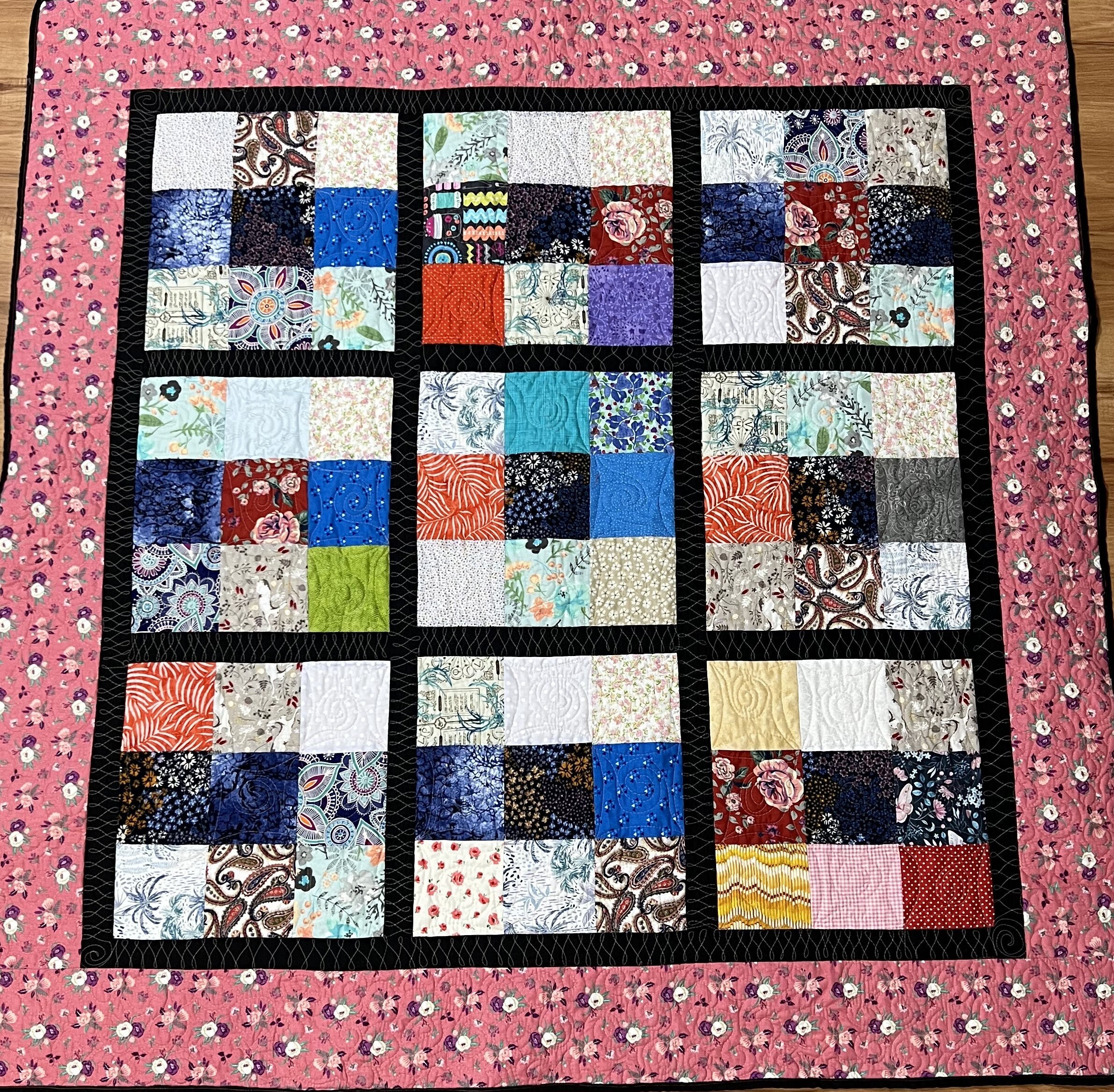 Easy 9 Patch Quilt Pattern: Step-by-step Video (PDF Pattern) - Etsy