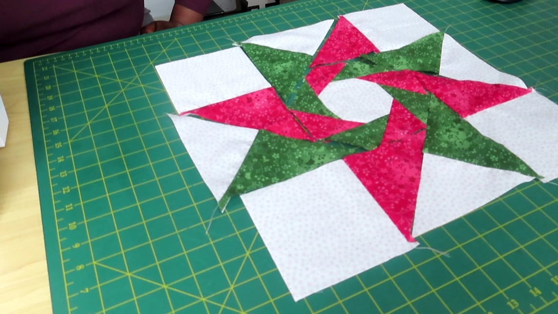 Spinning Star Quilt Block Pattern: Easy Step-by-step Instructions (PDF ...
