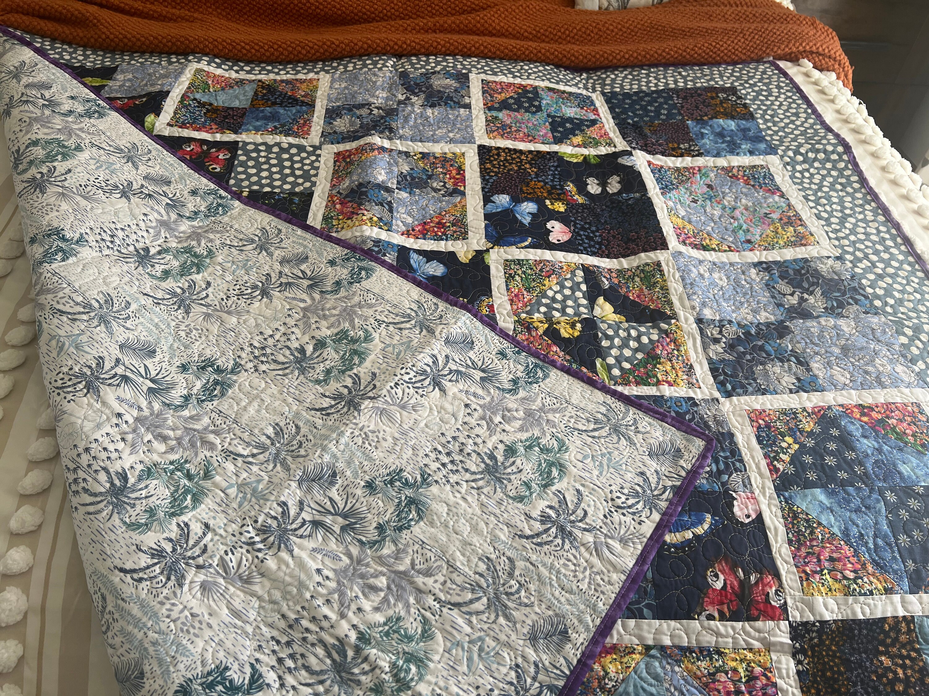 Handmade Quilt for Single Bed or Sofa or Picnic Table - Etsy