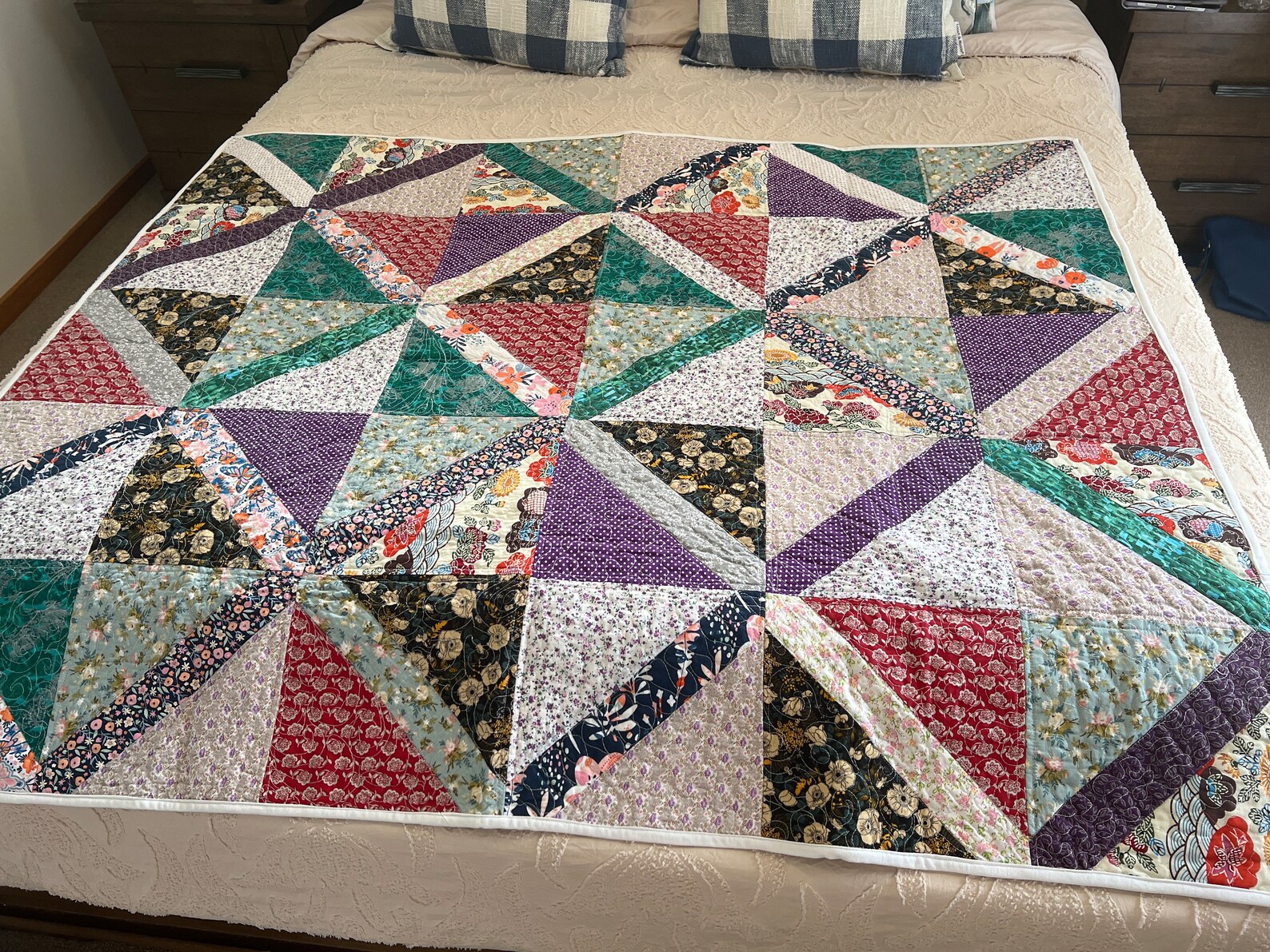 Layer Cake Quilt Pattern: Crisscross QAYG, Beginner Friendly (PDF ...