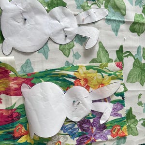 Easter Bunny Table Runner Pattern – PDF Sewing Quilt Tutorial – Spring ...