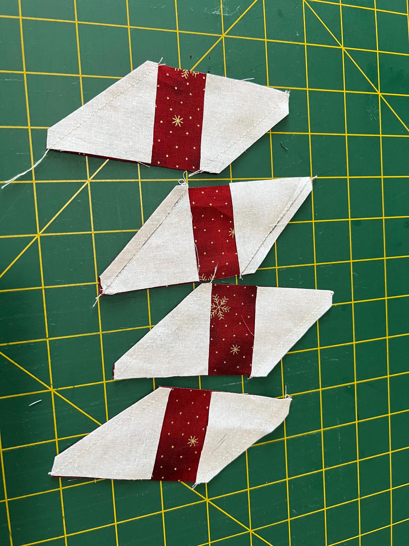Poinsettia Star Quilt Block - Etsy
