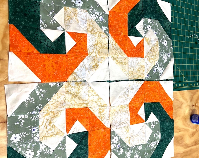 Vortex Quilt Block Pattern - Etsy Canada