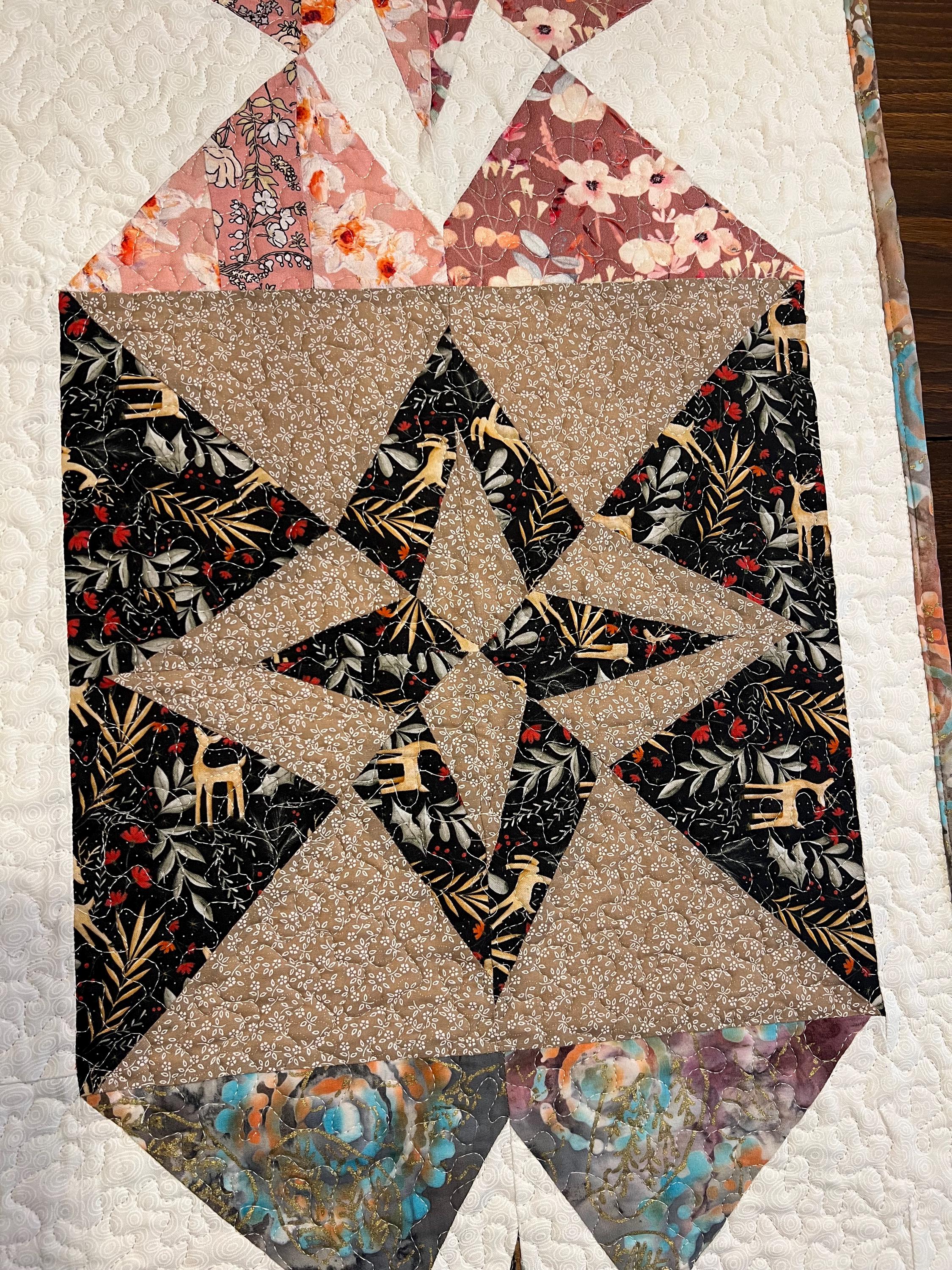 Modern Patchwork Table Runner Quilt Pattern: Beginner-friendly (PDF ...
