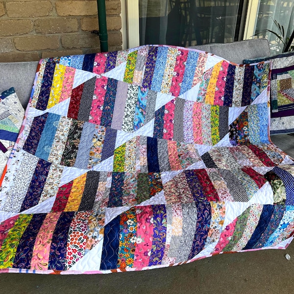 Strip Quilt Pattern - Etsy