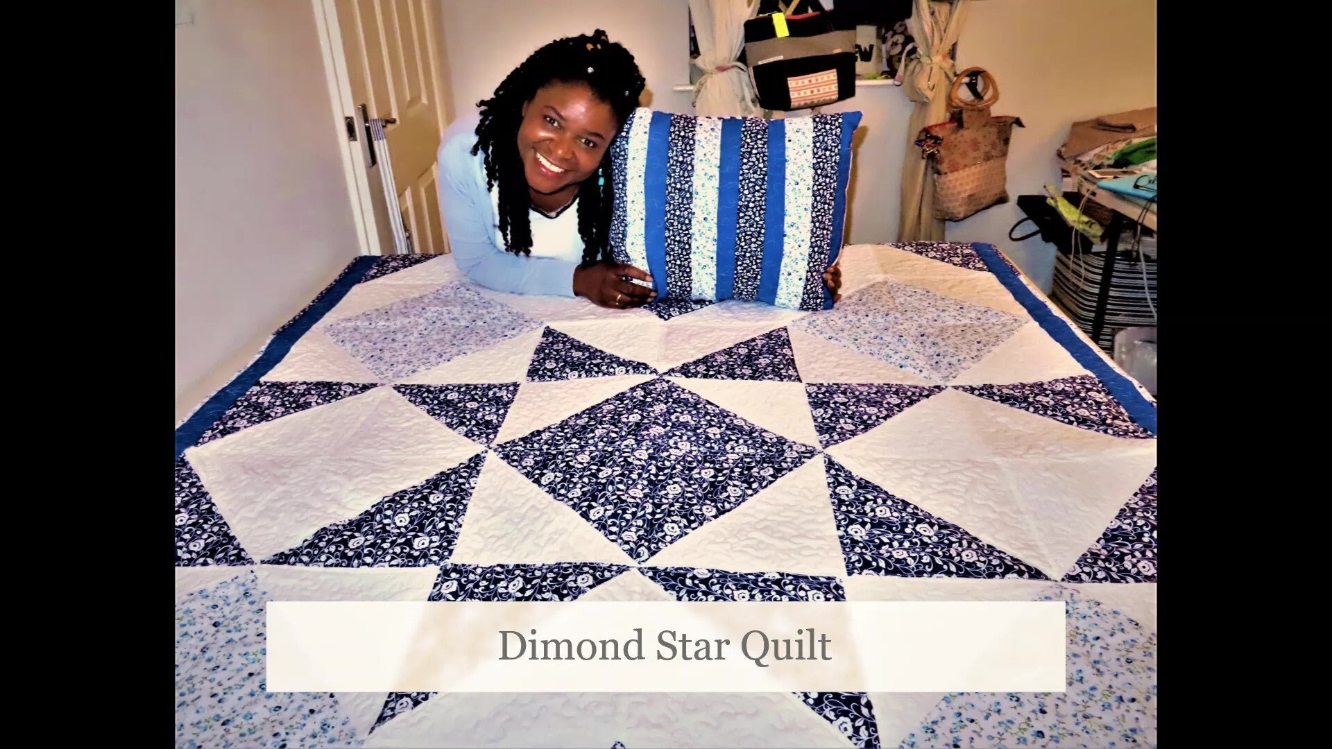 Diamond STAR QUILT PATTERN Easy Step by Step Pattern for Anyone Wishing ...