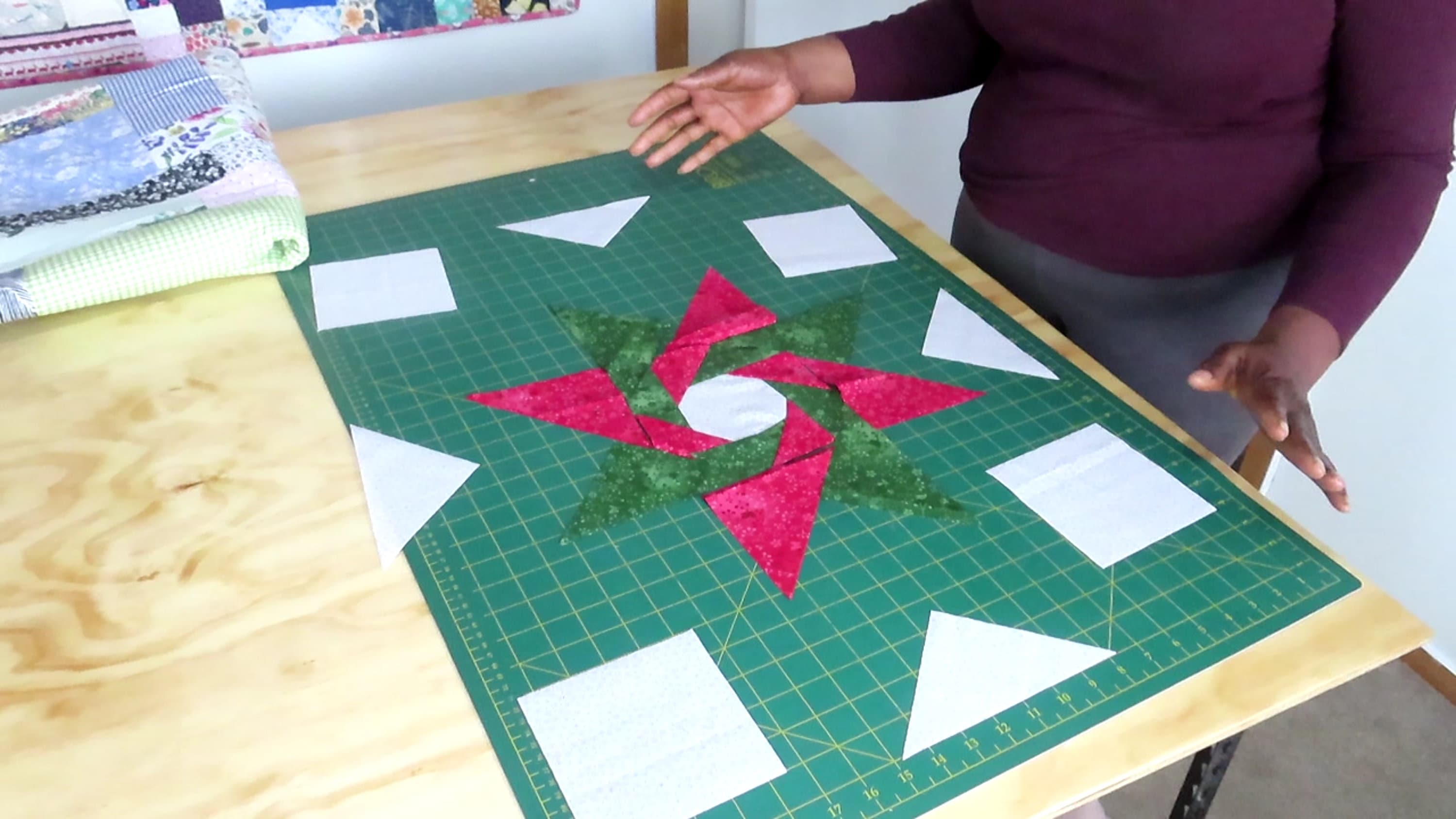 Spinning Star Quilt Block Pattern: Easy Step-by-step Instructions (PDF ...