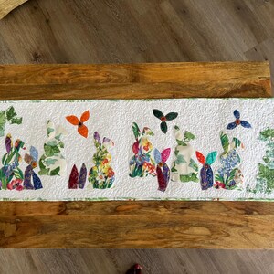 Easter Bunny Table Runner Pattern – PDF Sewing Quilt Tutorial – Spring ...