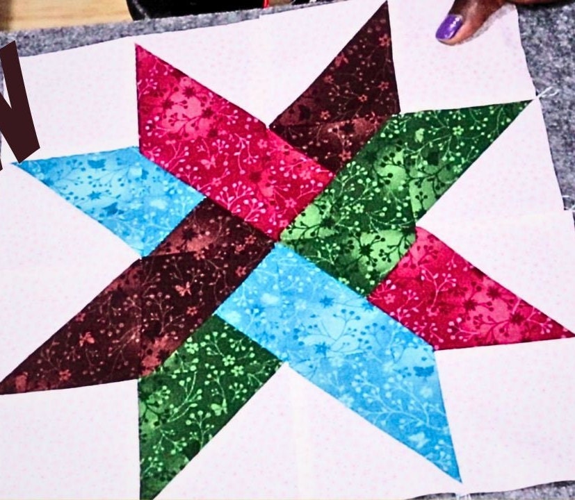 WOVEN STAR QUILT Pattern - Etsy