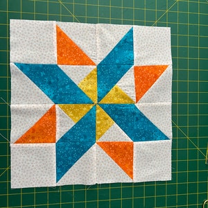Pinwheel Star Block Pattern... SUPER SUPER SIMPLE - Etsy
