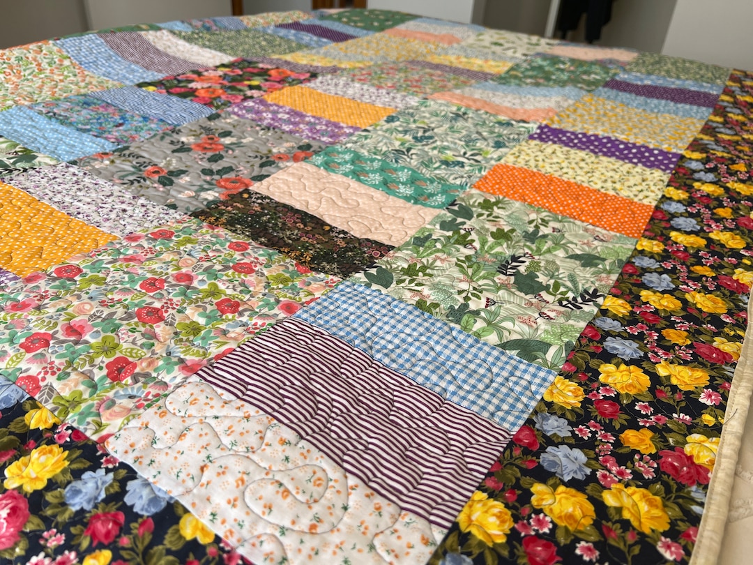 Reversible Handmade Quilted Throw Blanket: Australian Made Home Decor ...